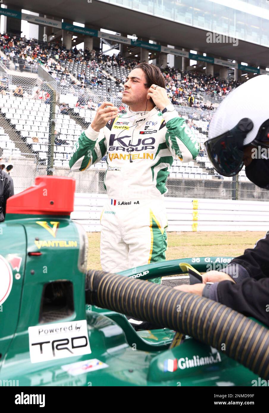 Giuliano Alesi，the son of Giovanni Alesi, of Kuo VANTELIN TEAM TOM'S is ...