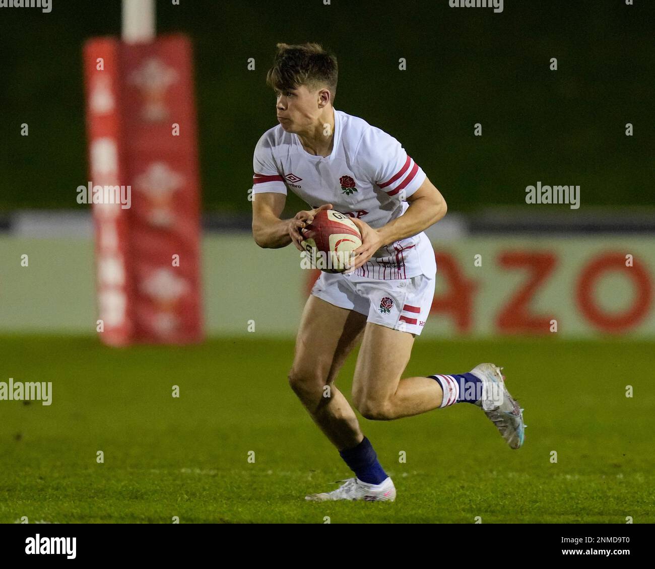 Charlie Bracken of England U20's during the 2023 U20 Six Nations match ...