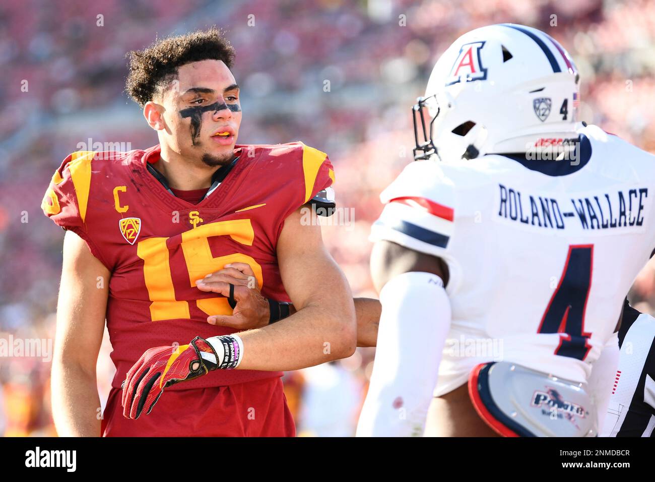 LOS ANGELES, CA - OCTOBER 30: USC Trojans wide receiver Drake London ...