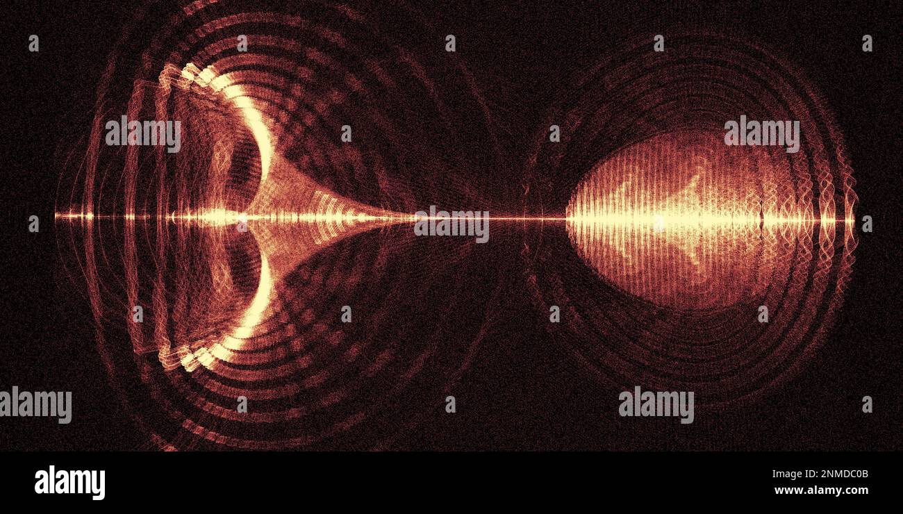 Grain noise particles. sand in form of waves. Chladni Sound Figures ...