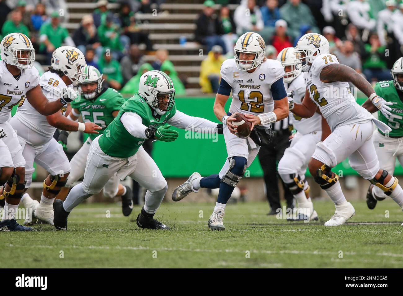 Florida International quarterback Max Bortenschlager (12) attempts to ...