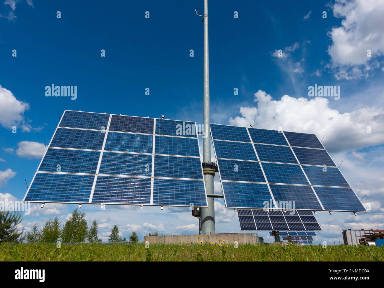 Photovoltaic solar cells farm industrial hi-res stock photography and ...
