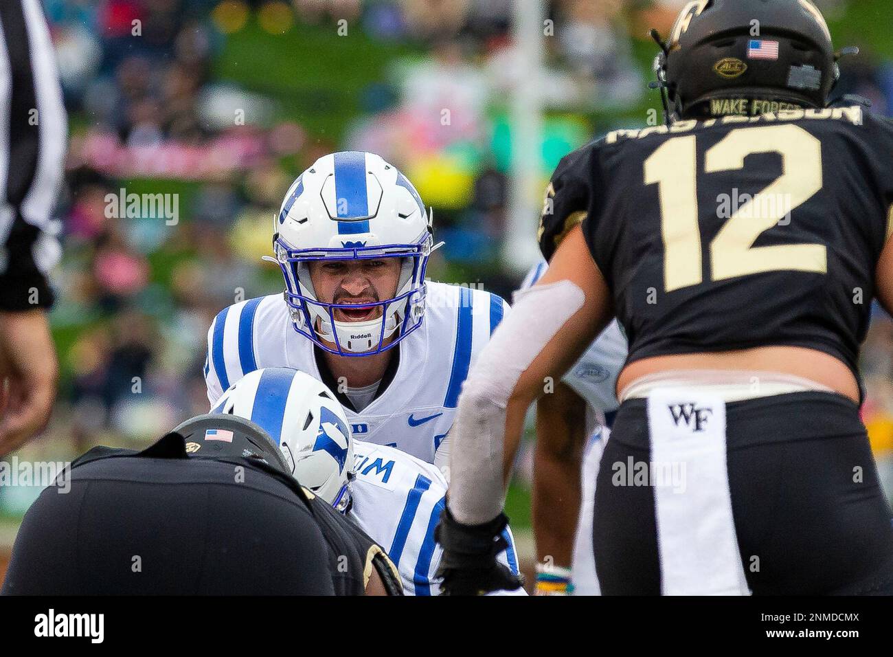October 30, 2021: Duke Blue Devils quarterback Gunnar Holmberg (12 ...
