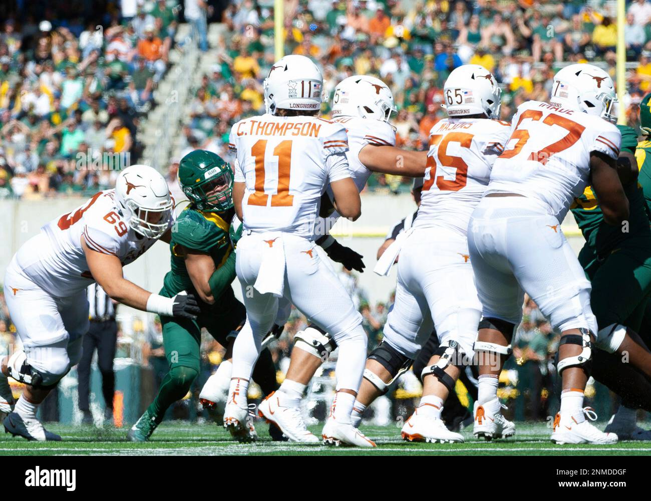 October 30 2021: Baylor Bears safety Jalen Pitre (8) applies pressure ...