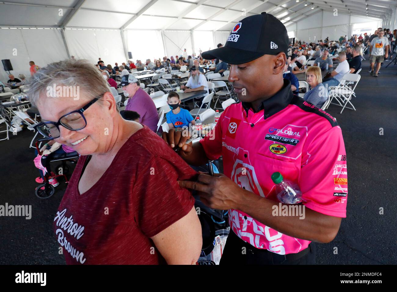 LAS VEGAS, NV - OCTOBER 29: Antron Brown (5 TF) Matco Tools NHRA Top ...