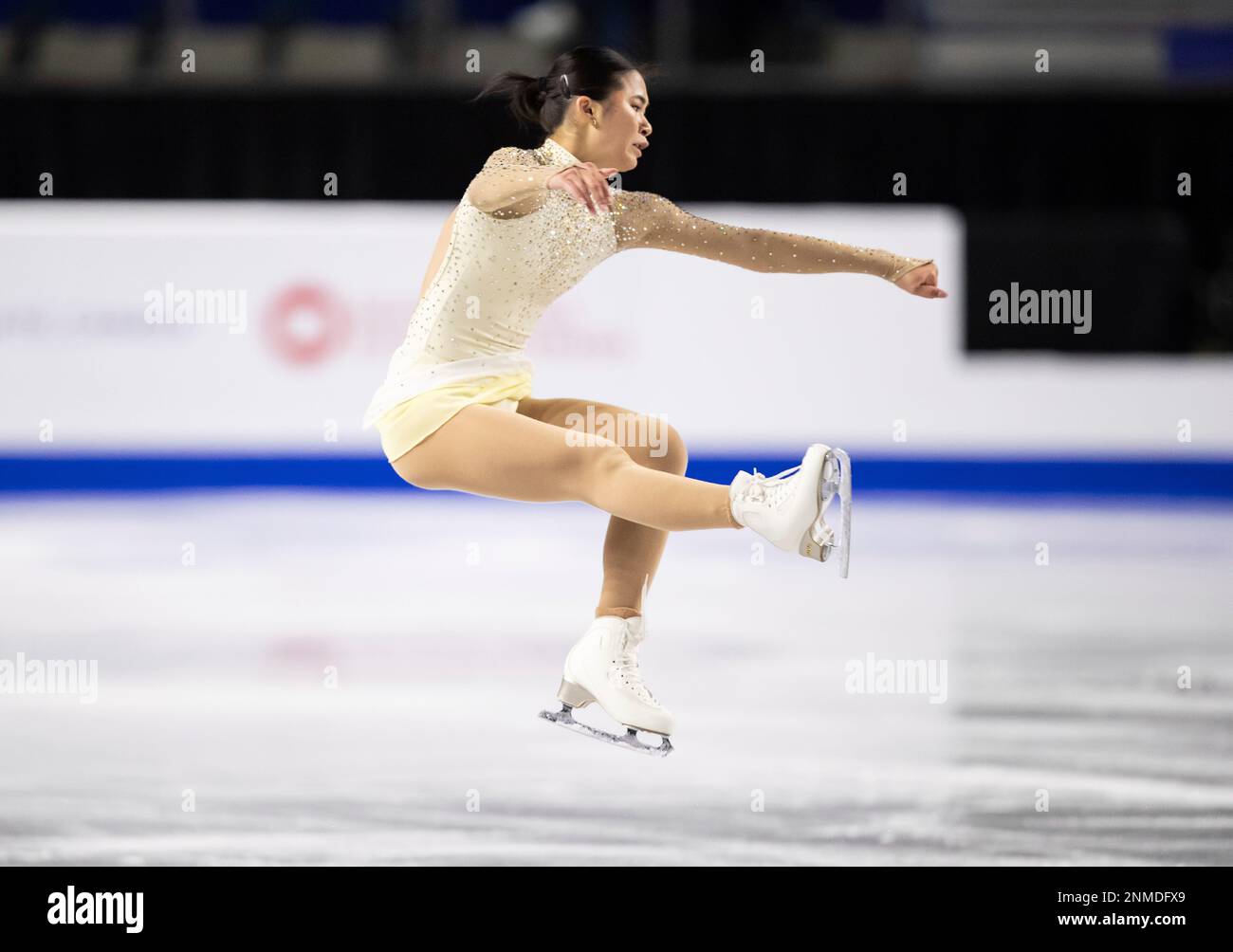 Canada's Alison Schumacher performs her women's short program during ...