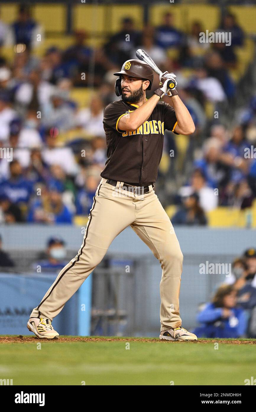 LOS ANGELES, CA - SEPTEMBER 28: San Diego Padres first baseman Eric ...