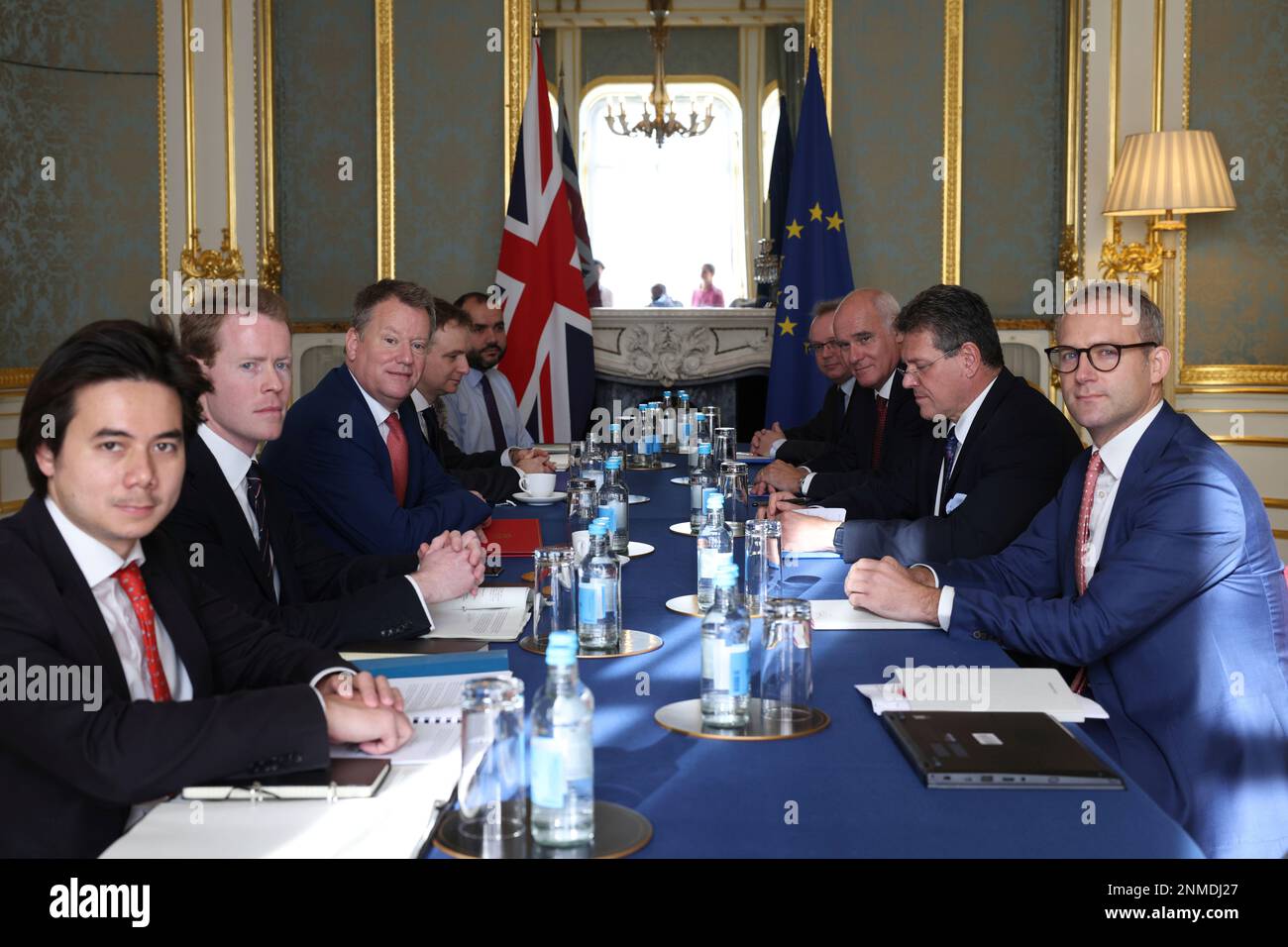 Lord Frost meets with EU Commission Vice President Maroš Šefčovič at ...