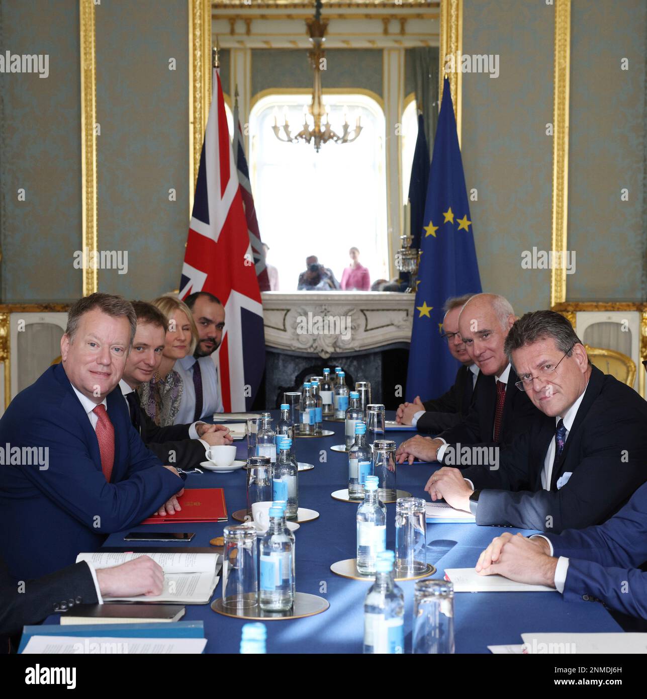 Lord Frost meets with EU Commission Vice President Maroš Šefčovič at ...