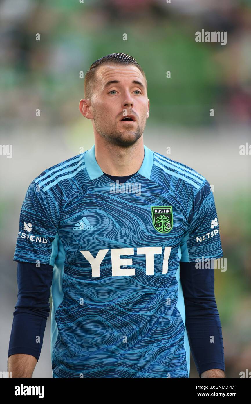 AUSTIN, TX - OCTOBER 24: Austin FC goalie Brad Stuver awaits a corner ...