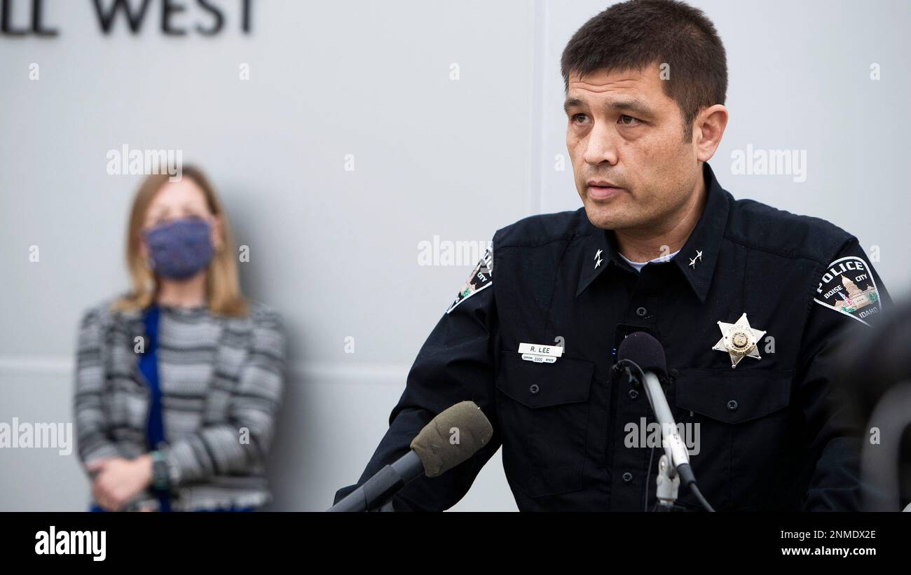 Boise Chief of Police Ryan Lee and Mayor Lauren McLean update ...