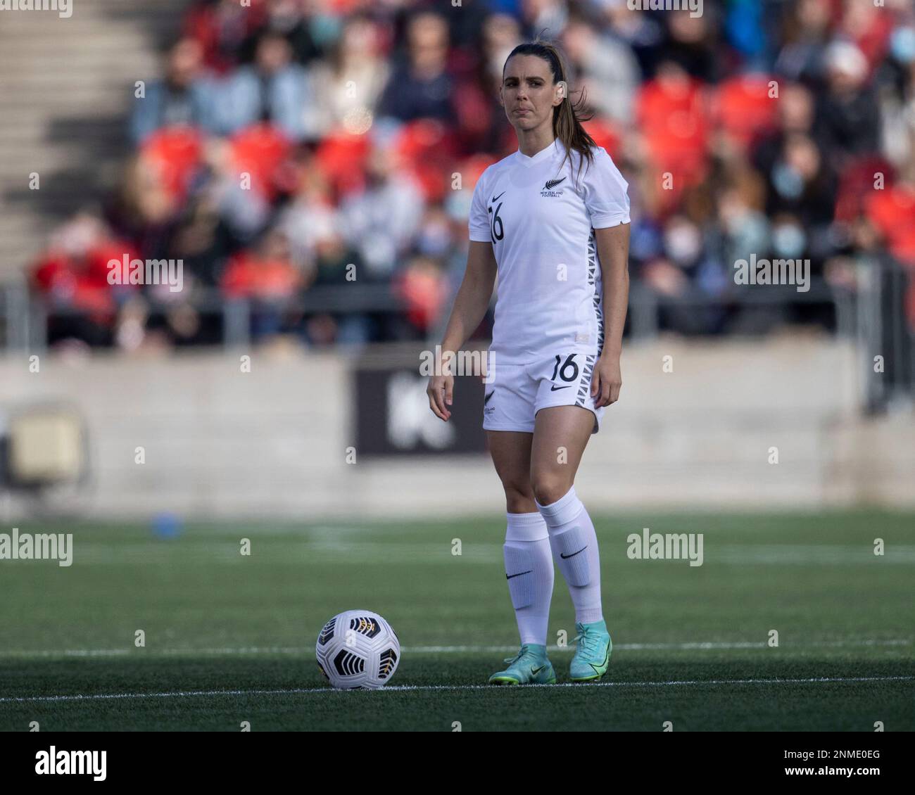 OTTAWA, ON - OCTOBER 23: Emma Rolston of the New Zealand Ferns during ...