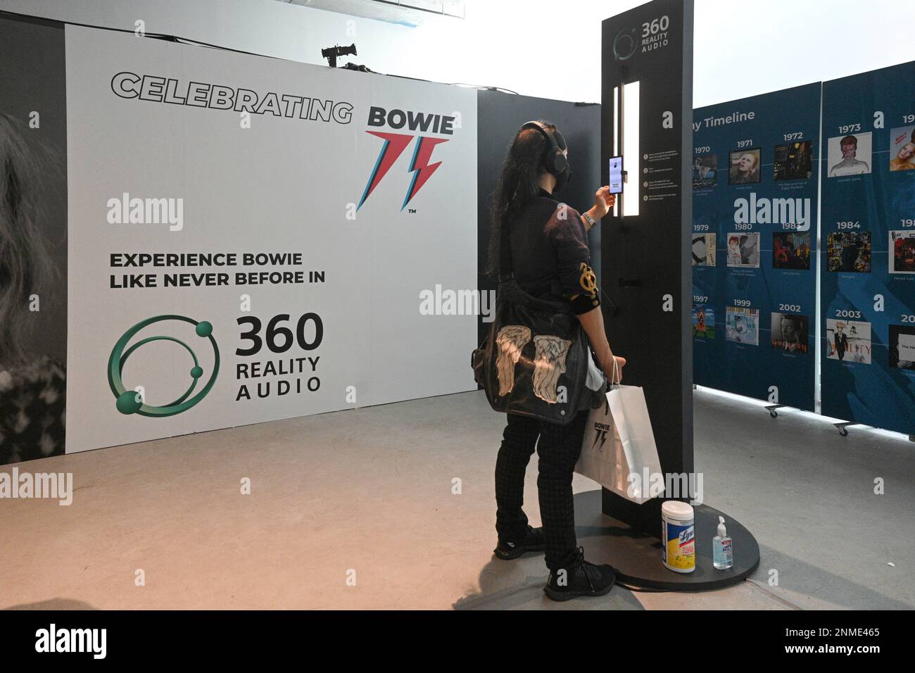 Photo by: NDZ/STAR MAX/IPx 2021 10/25/21 Merchandise on display at the grand opening of 'Bowie ...