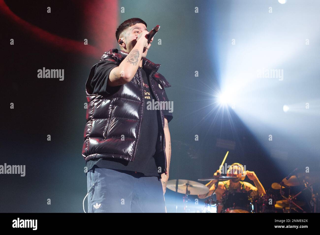 Madrid, Spain. 24th Feb, 2023. Argentine singer Mauro Ezequiel Lombardo ...