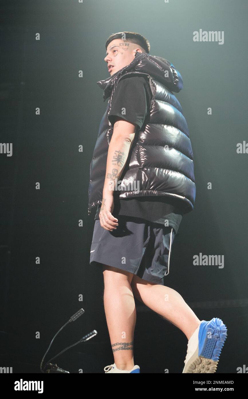 Madrid, Spain. 24th Feb, 2023. Argentine singer Mauro Ezequiel Lombardo ...