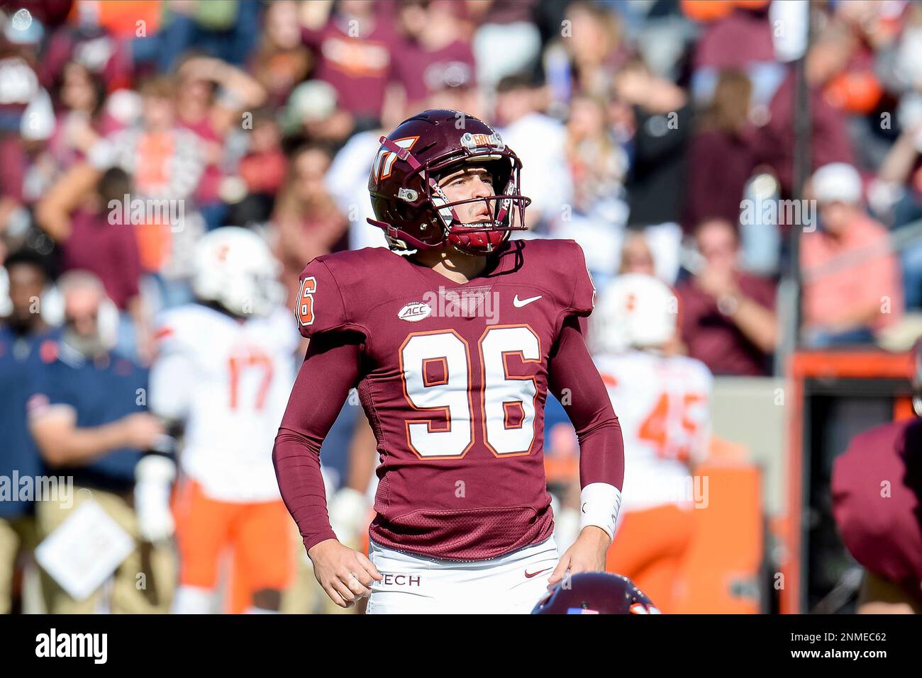 October 23, 2021: Virginia Tech Hokies place kicker John Parker Romo ...