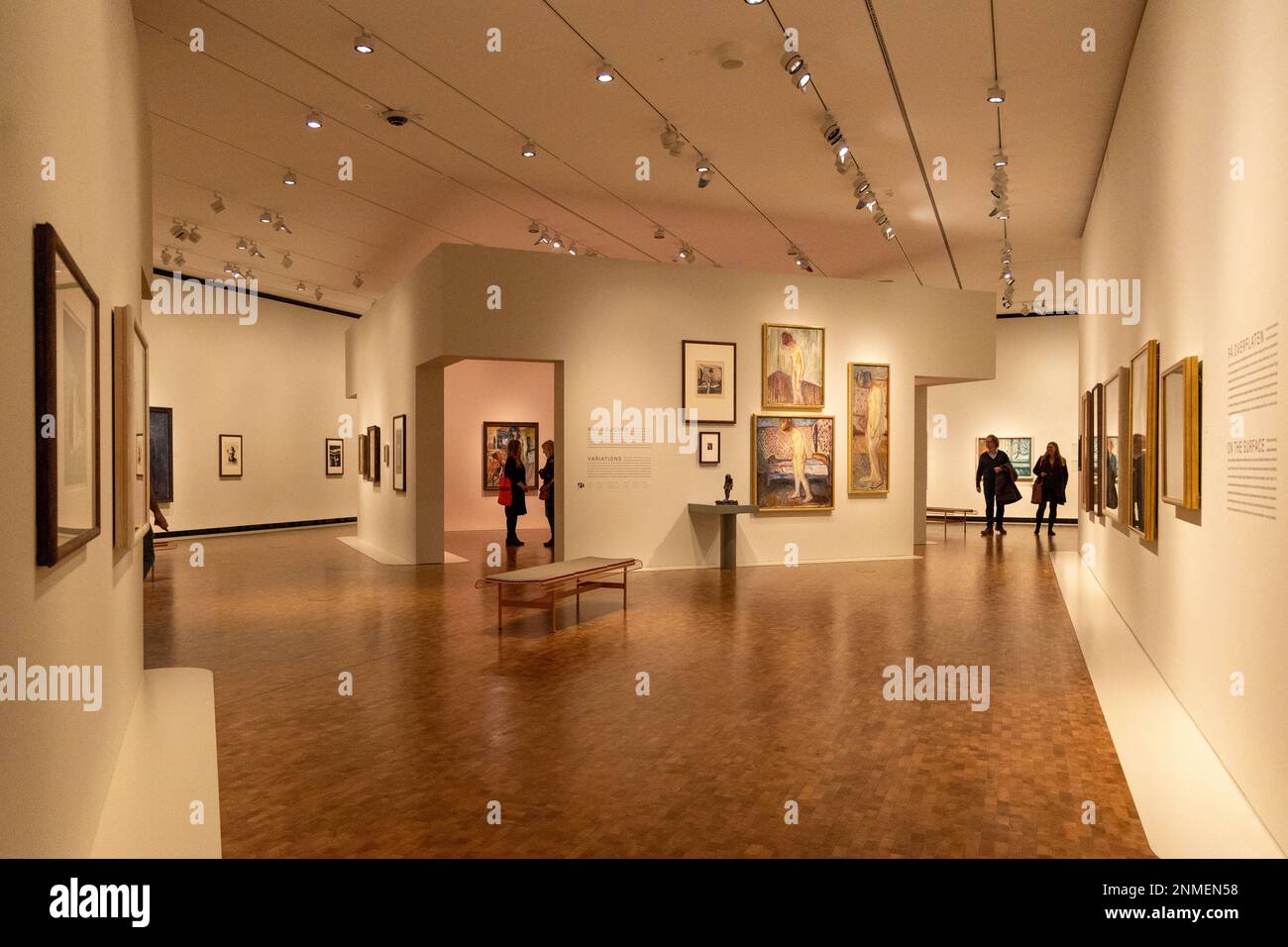 A general view at the press screening of the new Munch Museum the day ...