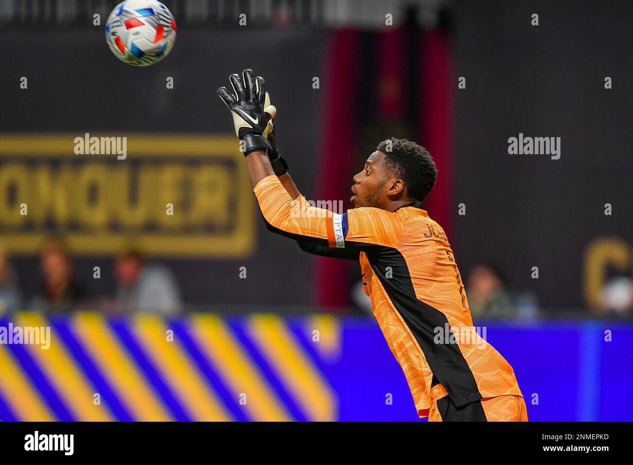 ATLANTA, GA – OCTOBER 20: NYCFC goalkeeper Sean Johnson (1) makes a ...