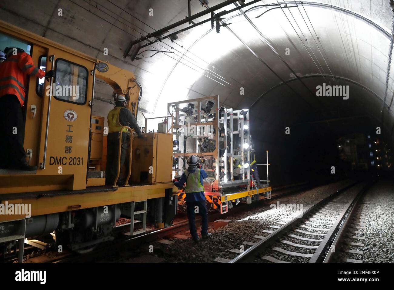 A photo shows a device of Infradoctor, a maintenance management system ...