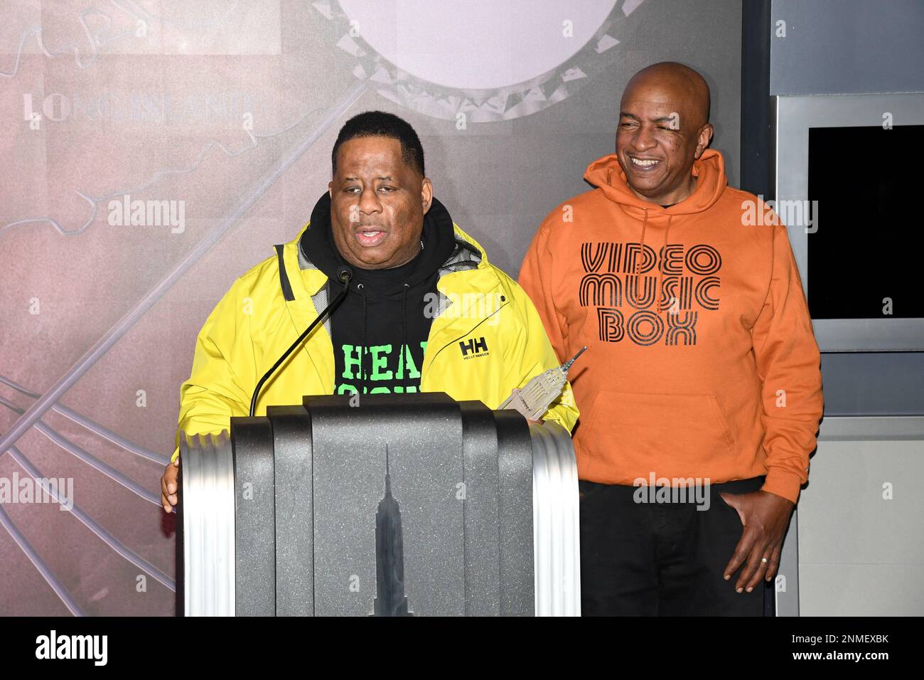 Grand Puba and Ralph McDaniels visit the Empire State Building to ...