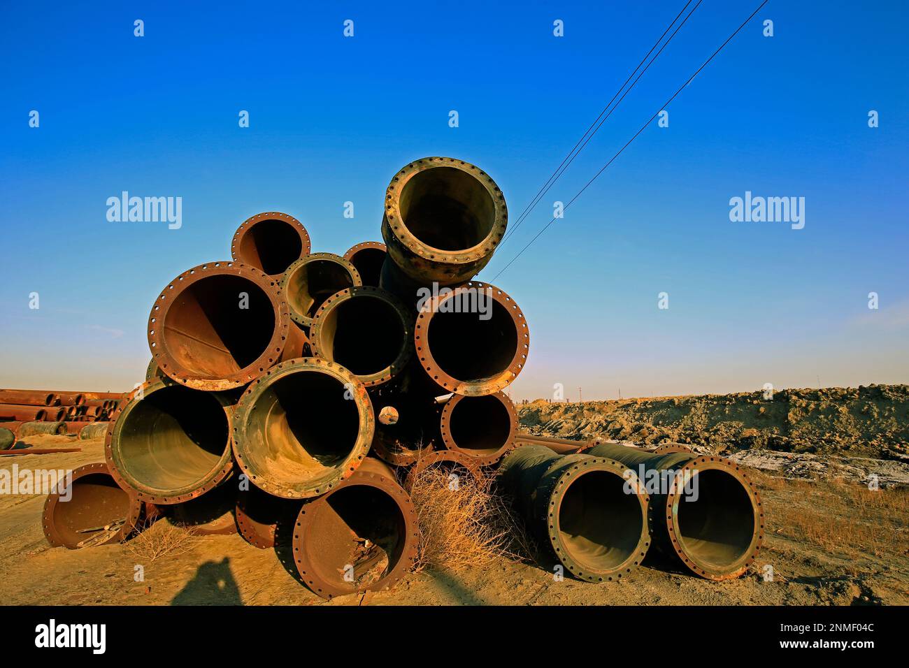 The rusty pipe Stock Photo - Alamy