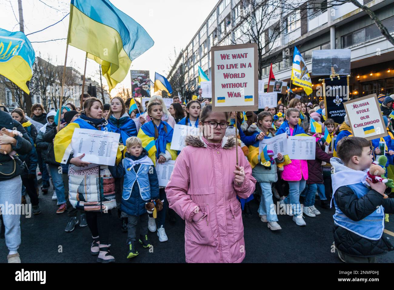 We wwant to live in a world without war hi-res stock photography and ...