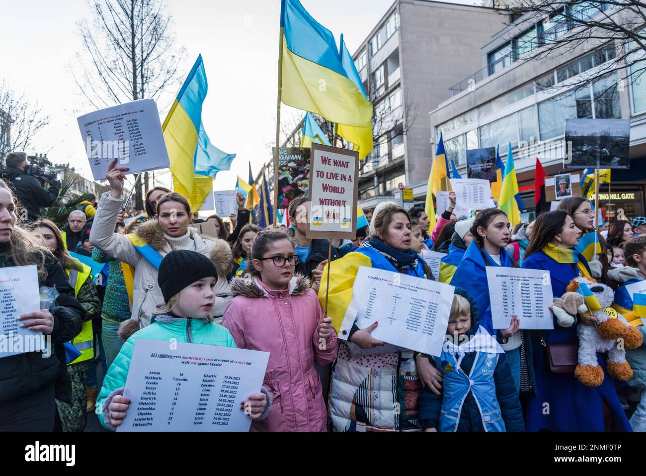 'We wWant to live in a world without War', 'Heartbroken but Unbroken ...