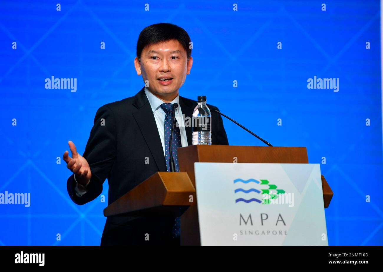 Chee Hong Tat, Senior Minister of State, Ministry of Transport speaks ...