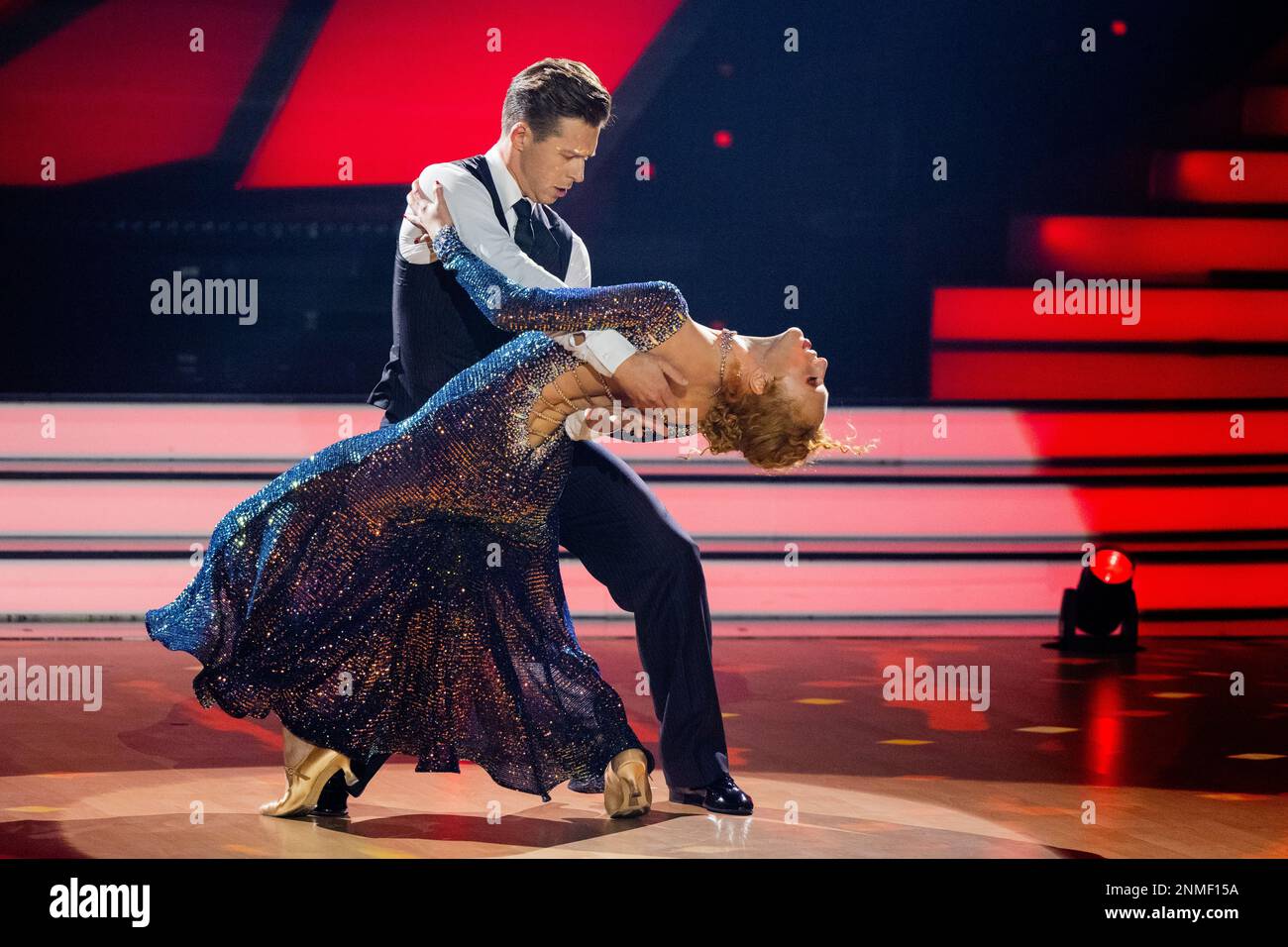 Cologne, Germany. 24th Feb, 2023. Anna Ermakova, model, and Valentin ...