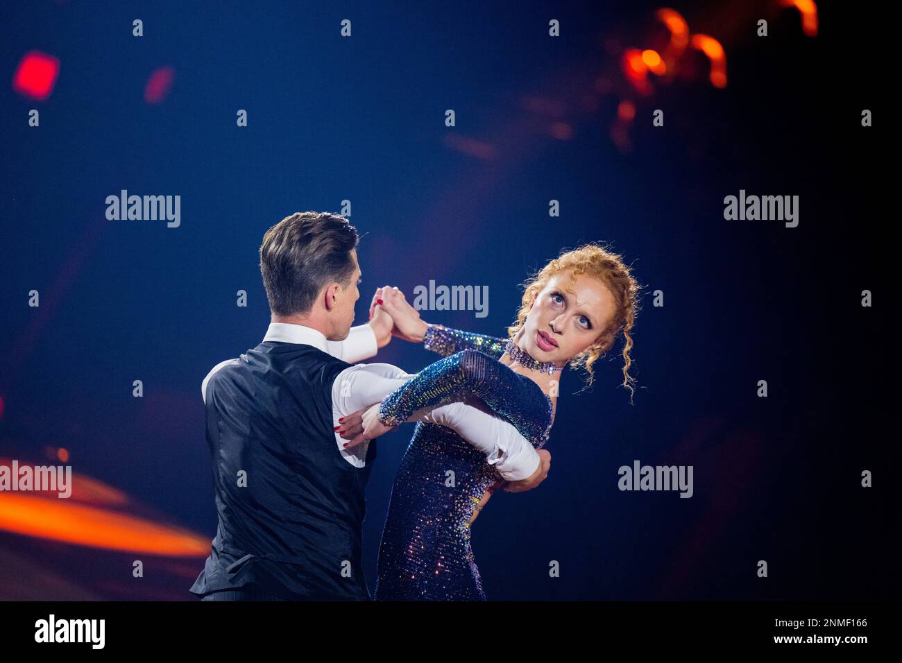 Cologne, Germany. 24th Feb, 2023. Anna Ermakova, model, and Valentin ...