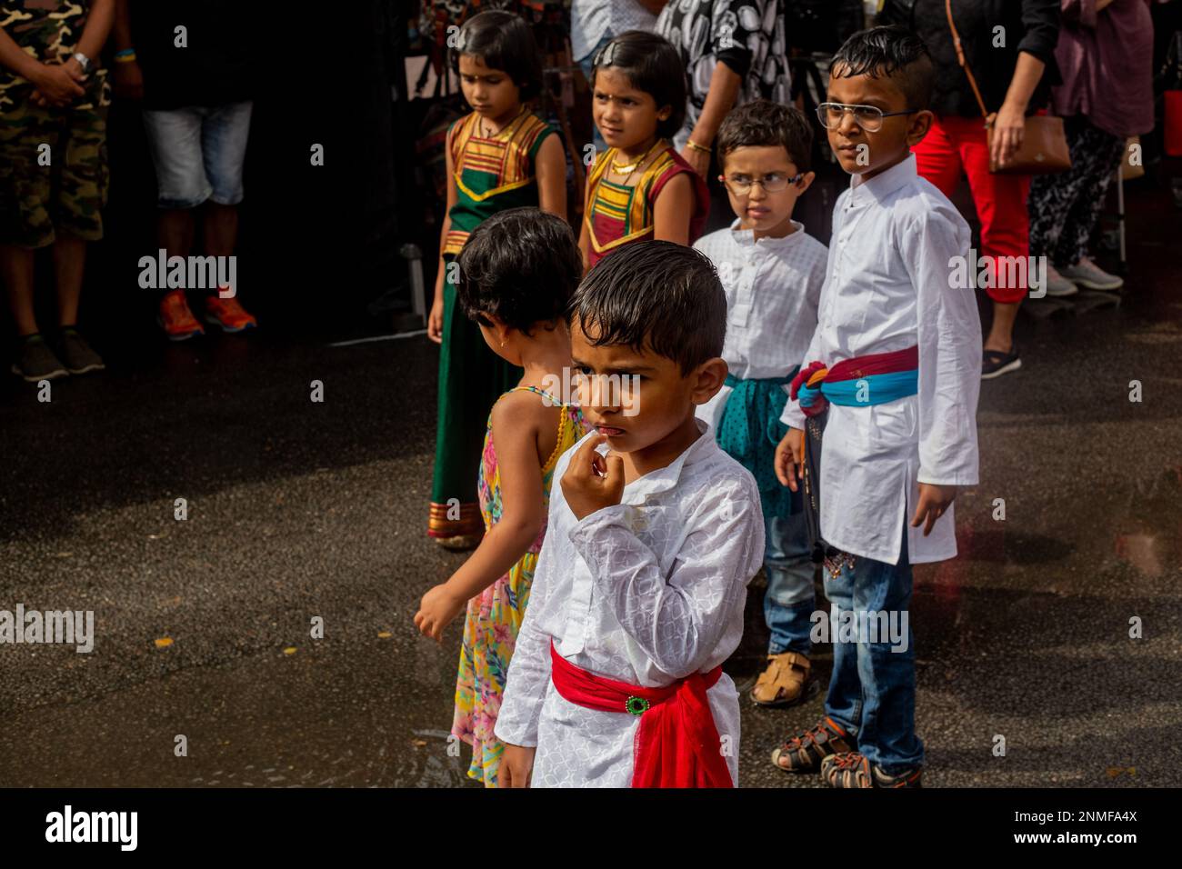 LANDSKRONA, SWEDEN – JULY 28, 2018: Local town carnival where people ...