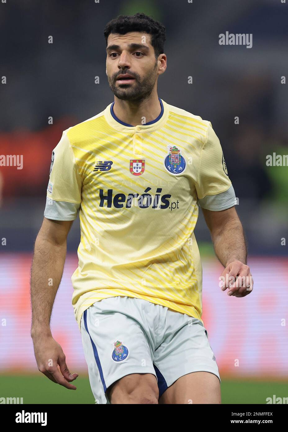 Milan, Italy, 22nd February 2023. Mehdi Taremi of FC Porto looks on ...