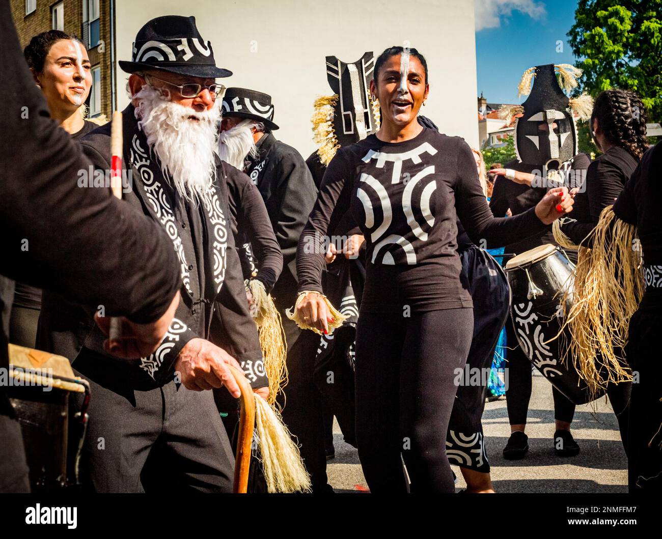 LANDSKRONA, SWEDEN – JULY 28, 2018: Local town carnival where people ...