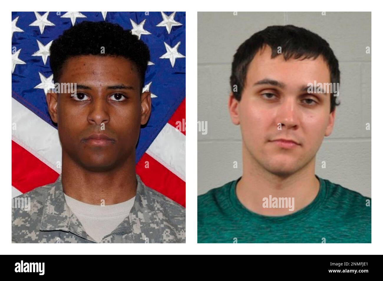 FILE - This combination of photos provided by the U.S. Army and the ...