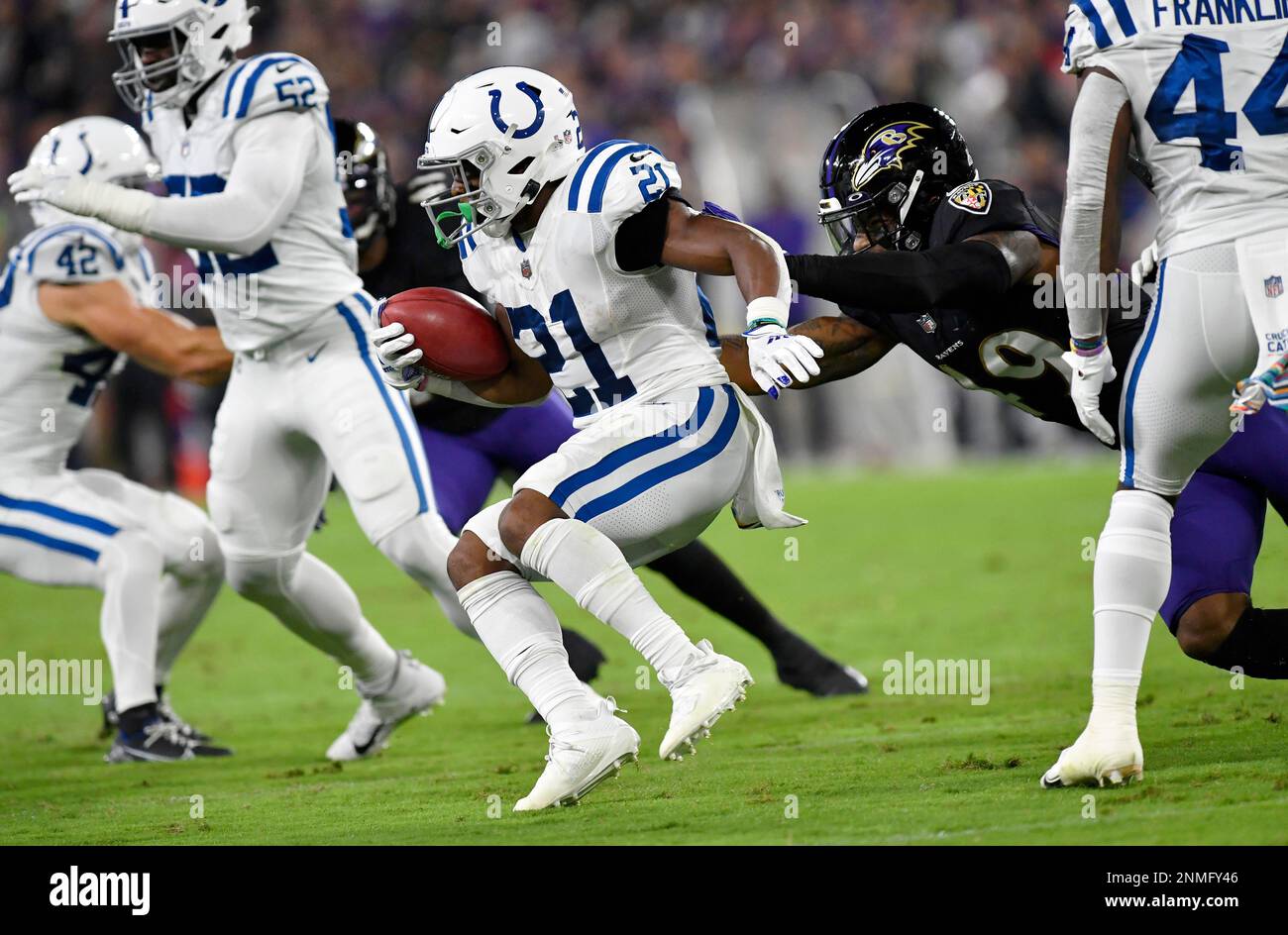 BALTIMORE, MD - OCTOBER 11: Baltimore Ravens linebacker Chris Board (49 ...