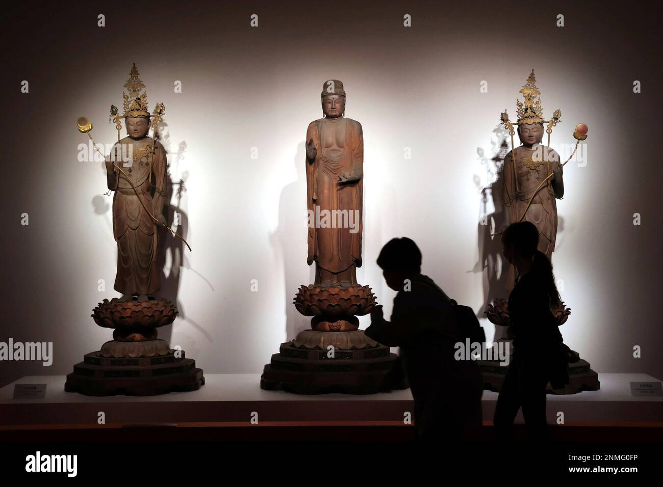 People visit a special exhibition "Commemorating the 1200th Anniversary ...
