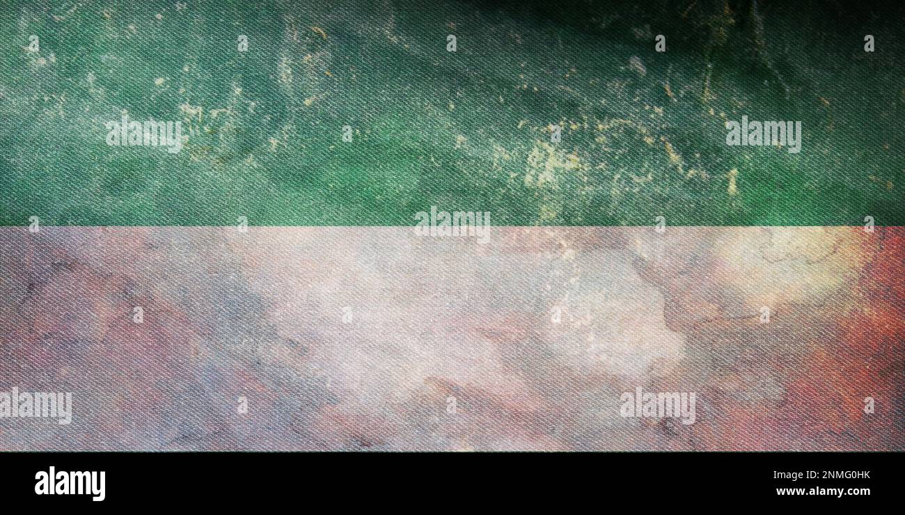 Top view of retro flag Pivijay, Magdalena Colombia with grunge texture ...