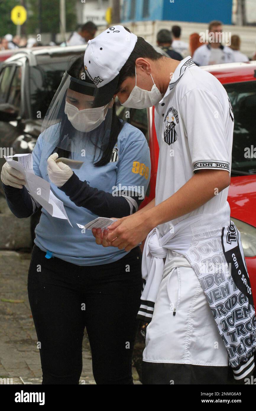 SP - Santos - 10/10/2021 - BRAZILIAN A 2021 - SANTOS X GREMIO - Fans of ...