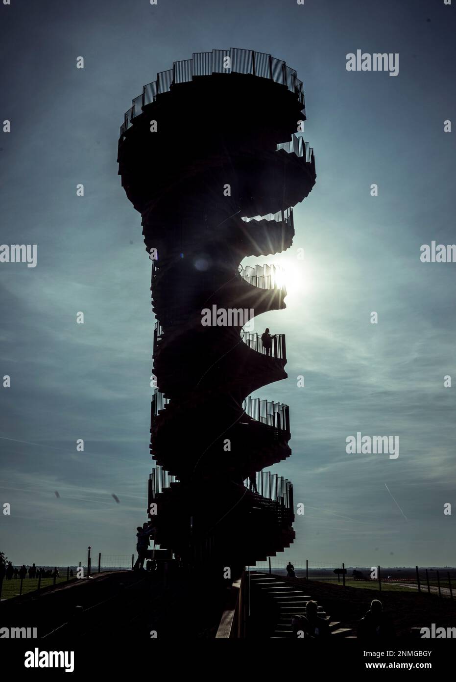 The new landmark, Marsk Tower, is inaugurated in Skaerbaek, Denmark ...