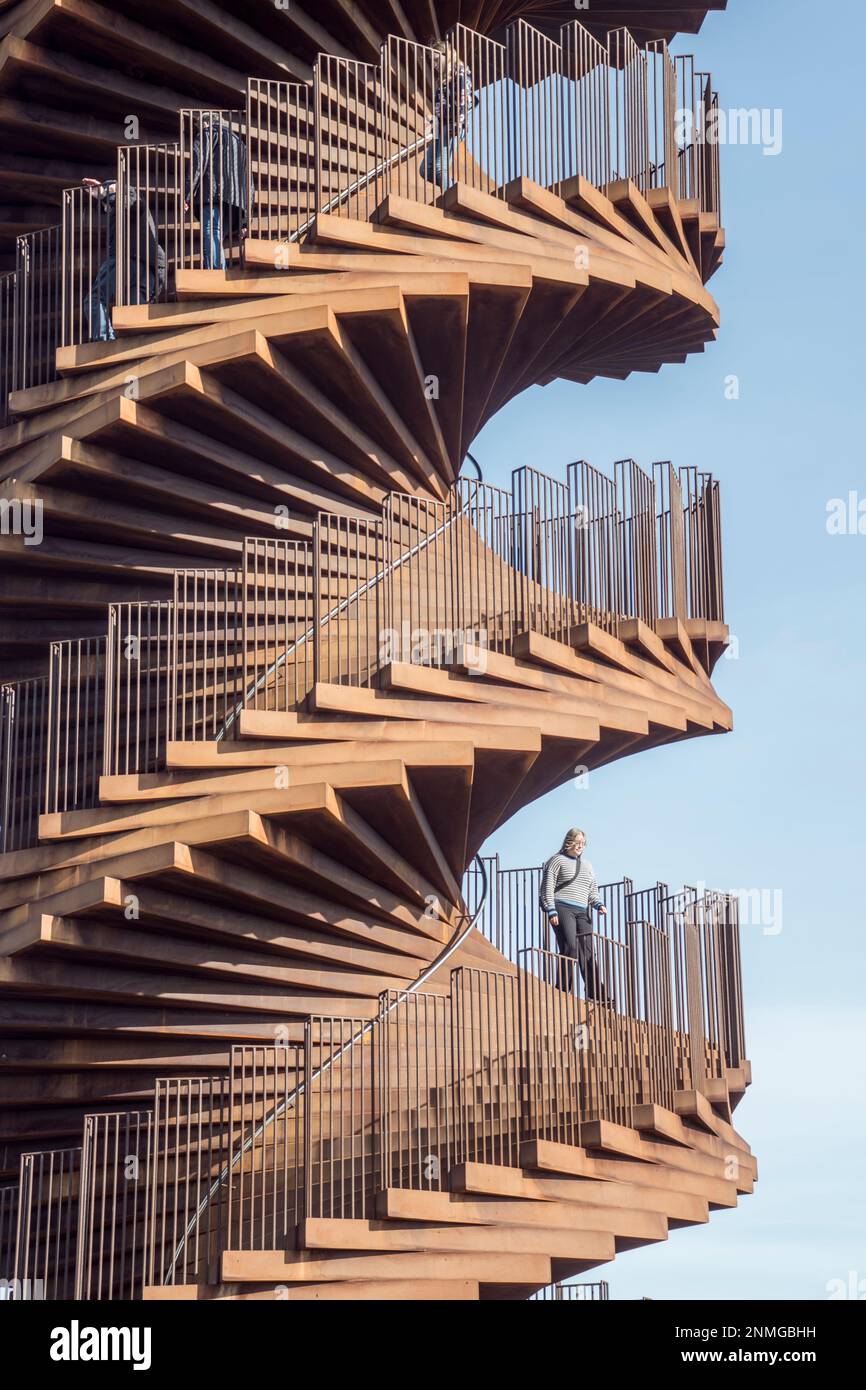 The new landmark, Marsk Tower, is inaugurated in Skaerbaek, Denmark ...