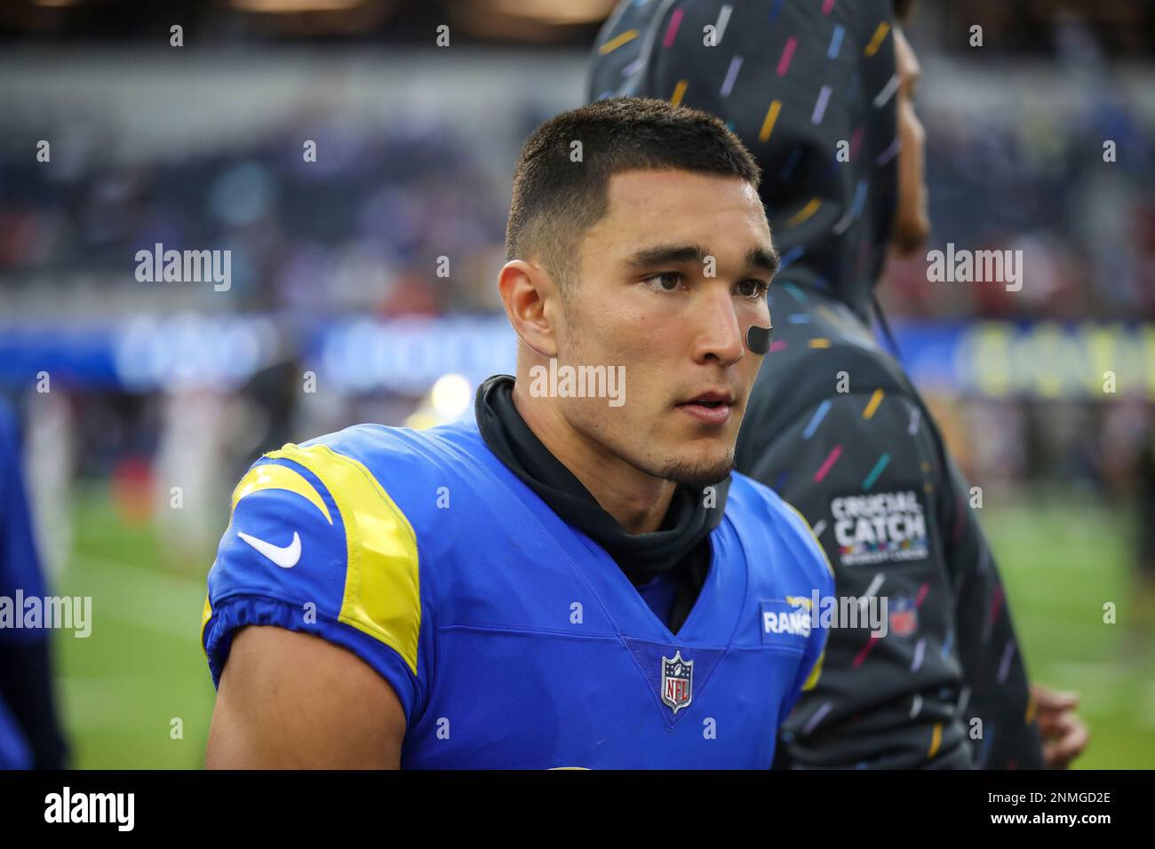 INGLEWOOD, CA - OCTOBER 3: Los Angeles Rams safety Taylor Rapp #24 ...