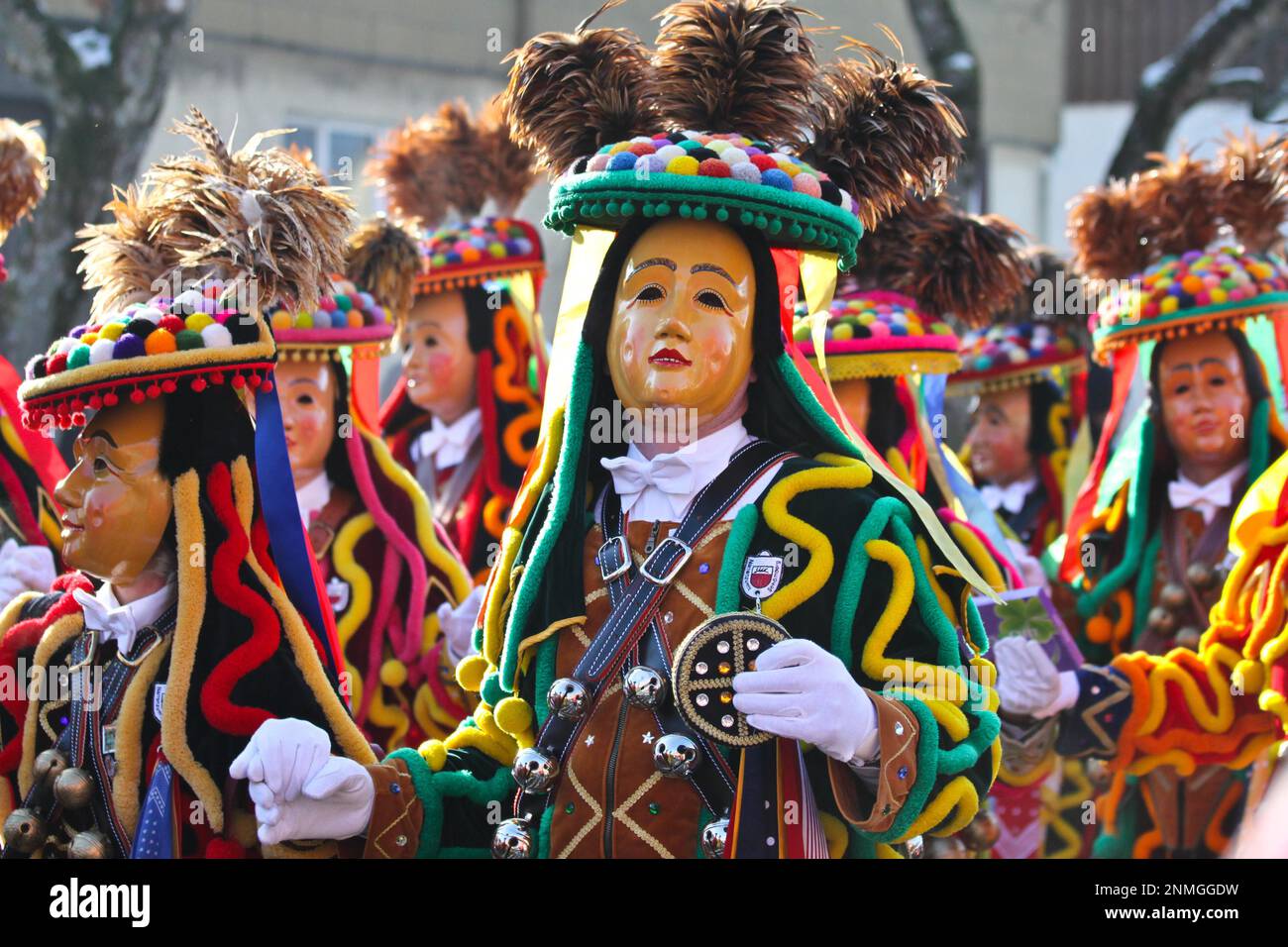 Old Harzer, old Schoemberger Haes, Narrenzunft Schoemberg, parade of ...
