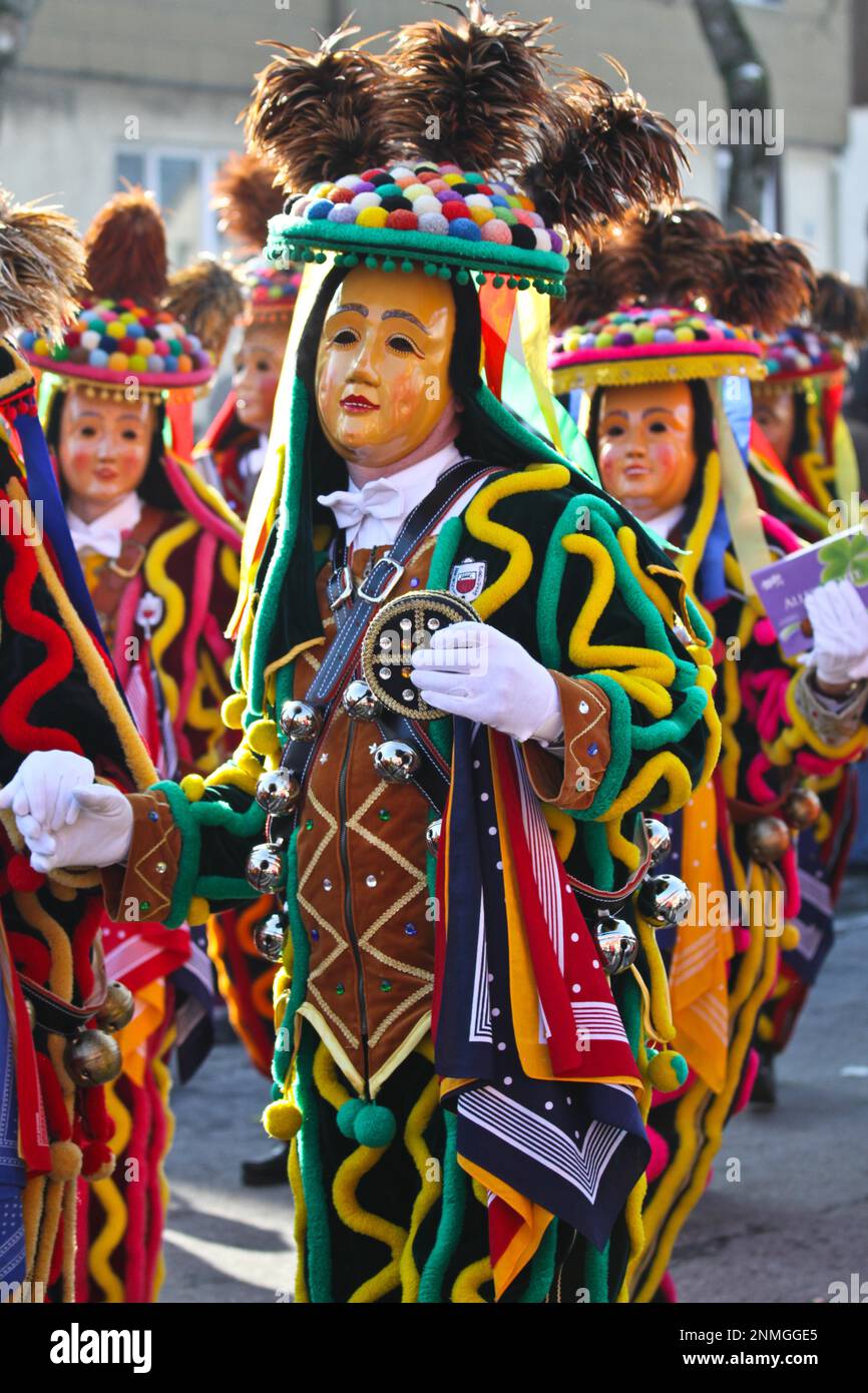 Old Harzer, old Schoemberger Haes, Narrenzunft Schoemberg, parade of ...
