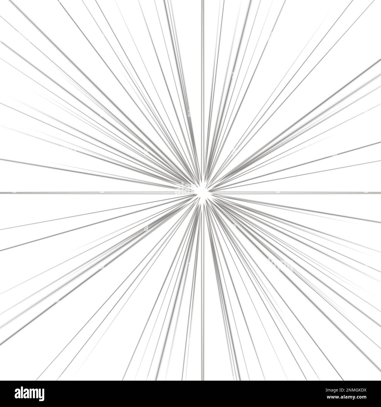 Digitally rendered Light effect rays flash radiance of star or sun ...