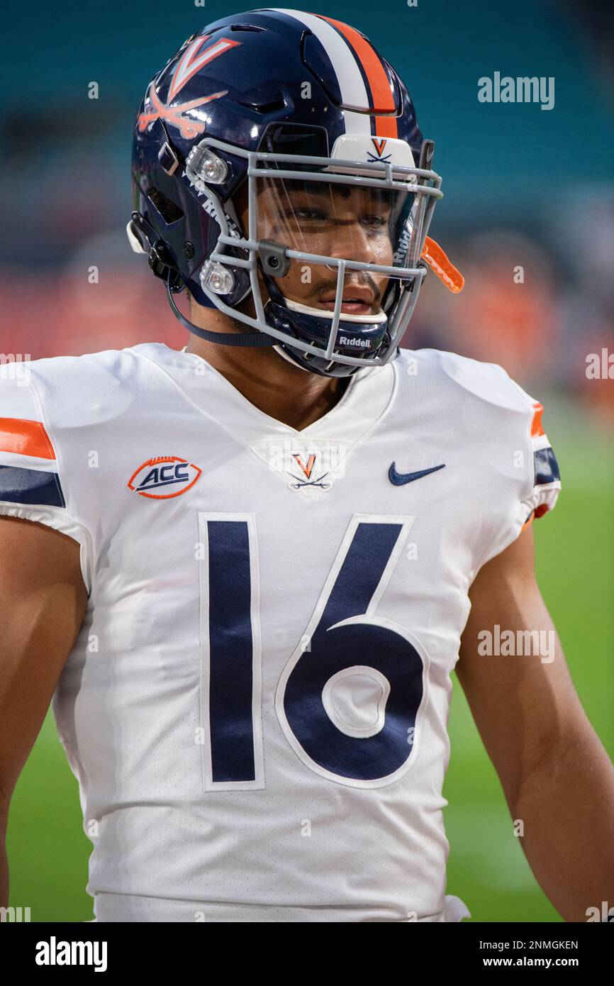 MIAMI GARDENS, FL - SEPTEMBER 30: Virginia quarterback Jay Woolfolk (16 ...