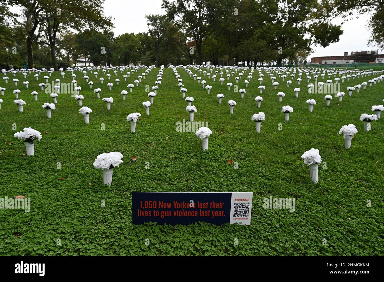Photo by: NDZ/STAR MAX/IPx 2021 10/6/21 The Gun Violence Memorial at ...