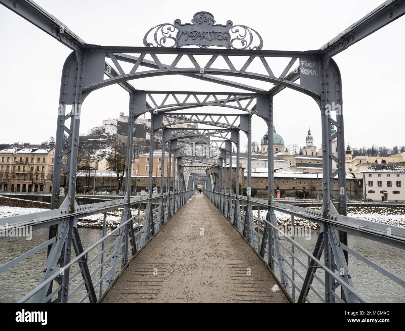 Mozartsteg over Salzach, Salzburg, Austria Stock Photo - Alamy