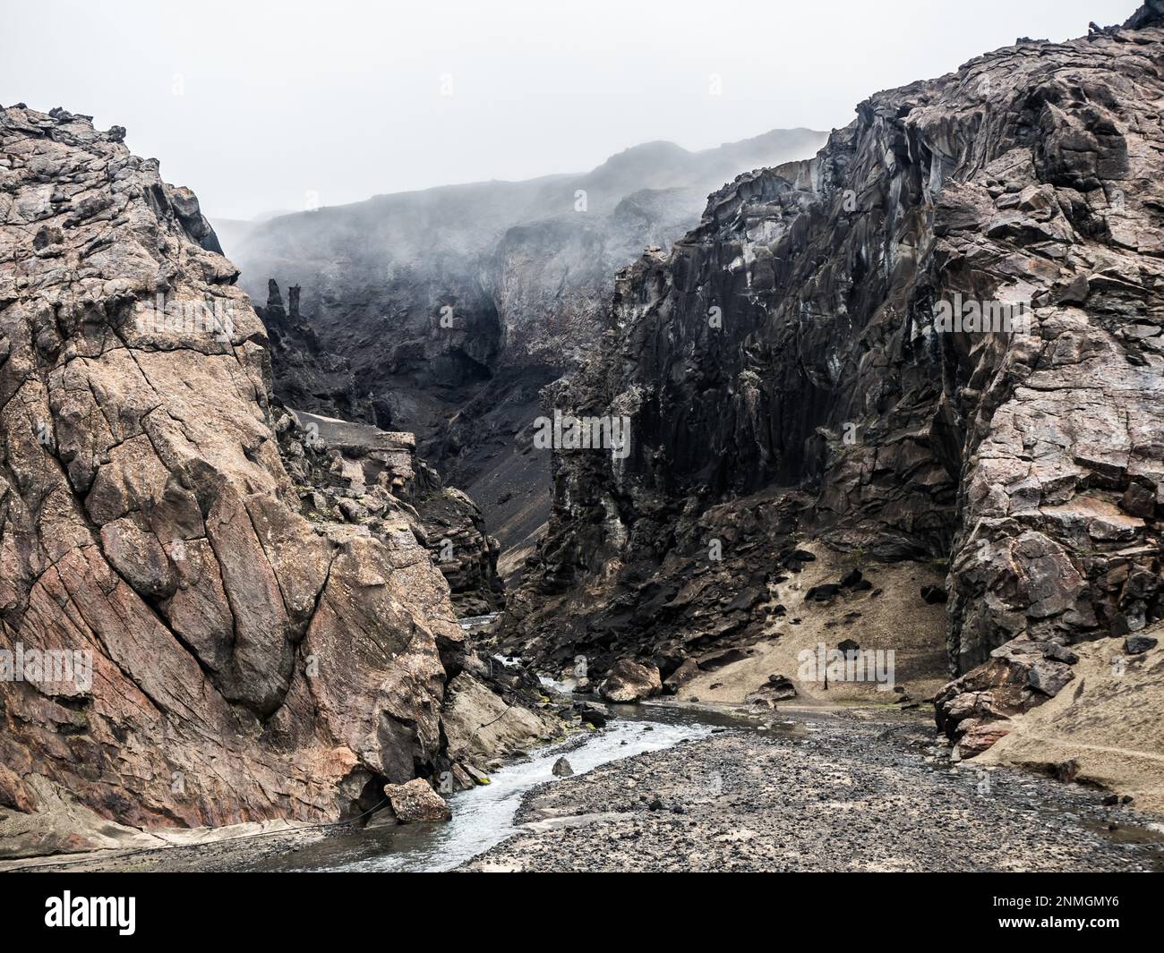 Drekagil, Dragon Gorge, Volcanic Mountains and Bizarrely Shaped Lava ...