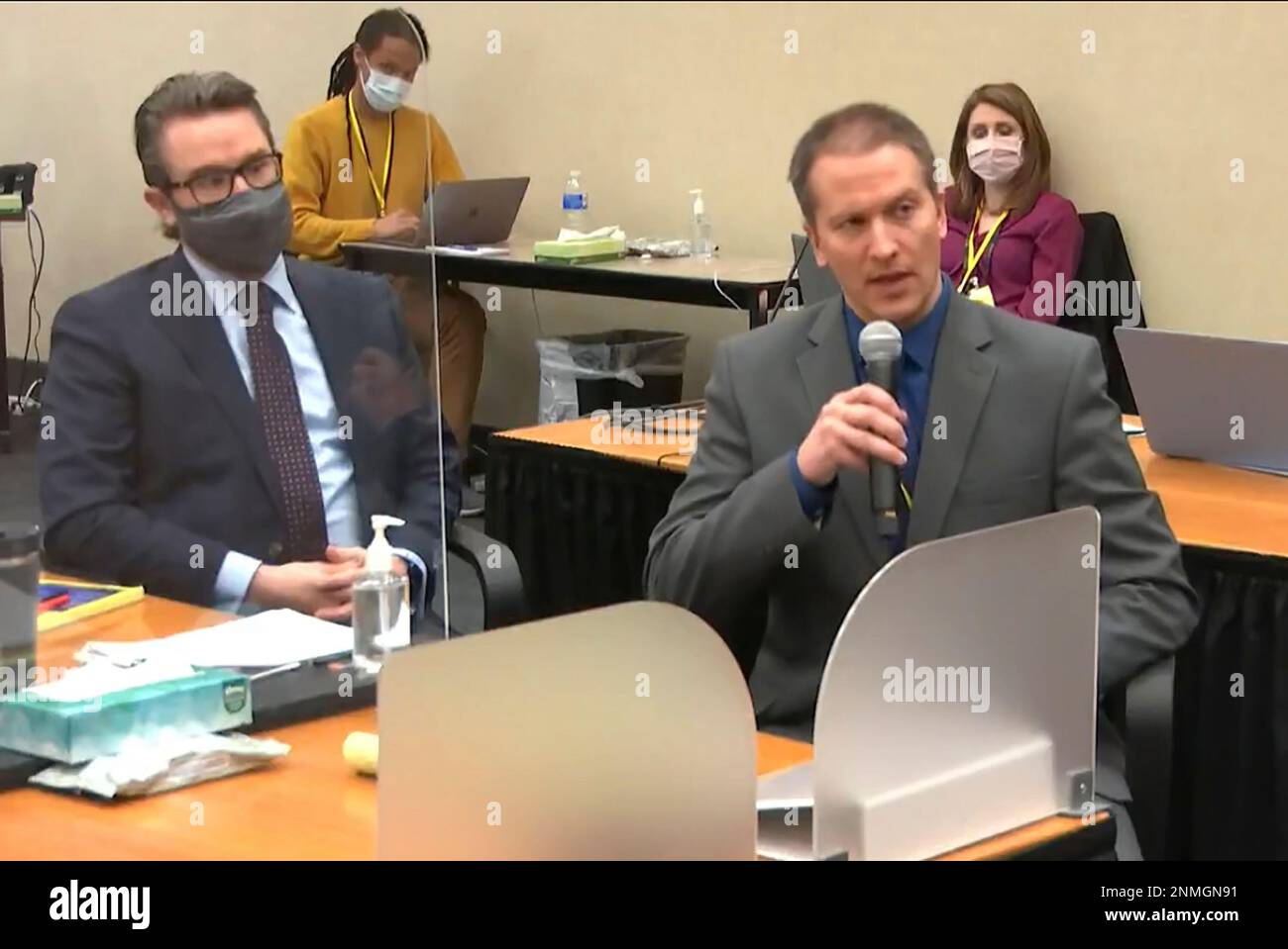 FILE - In this April 15, 2021, file image taken from video, defense ...