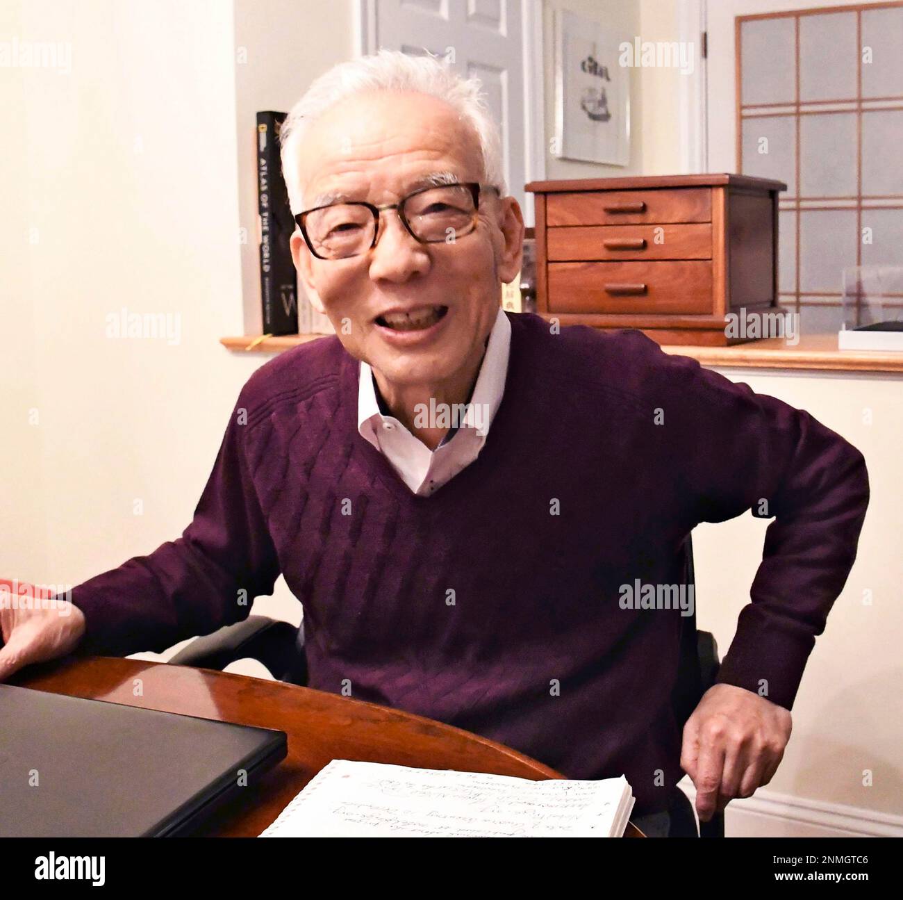 Syukuro Manabe talks about winning the Nobel Prize in Physics at his ...